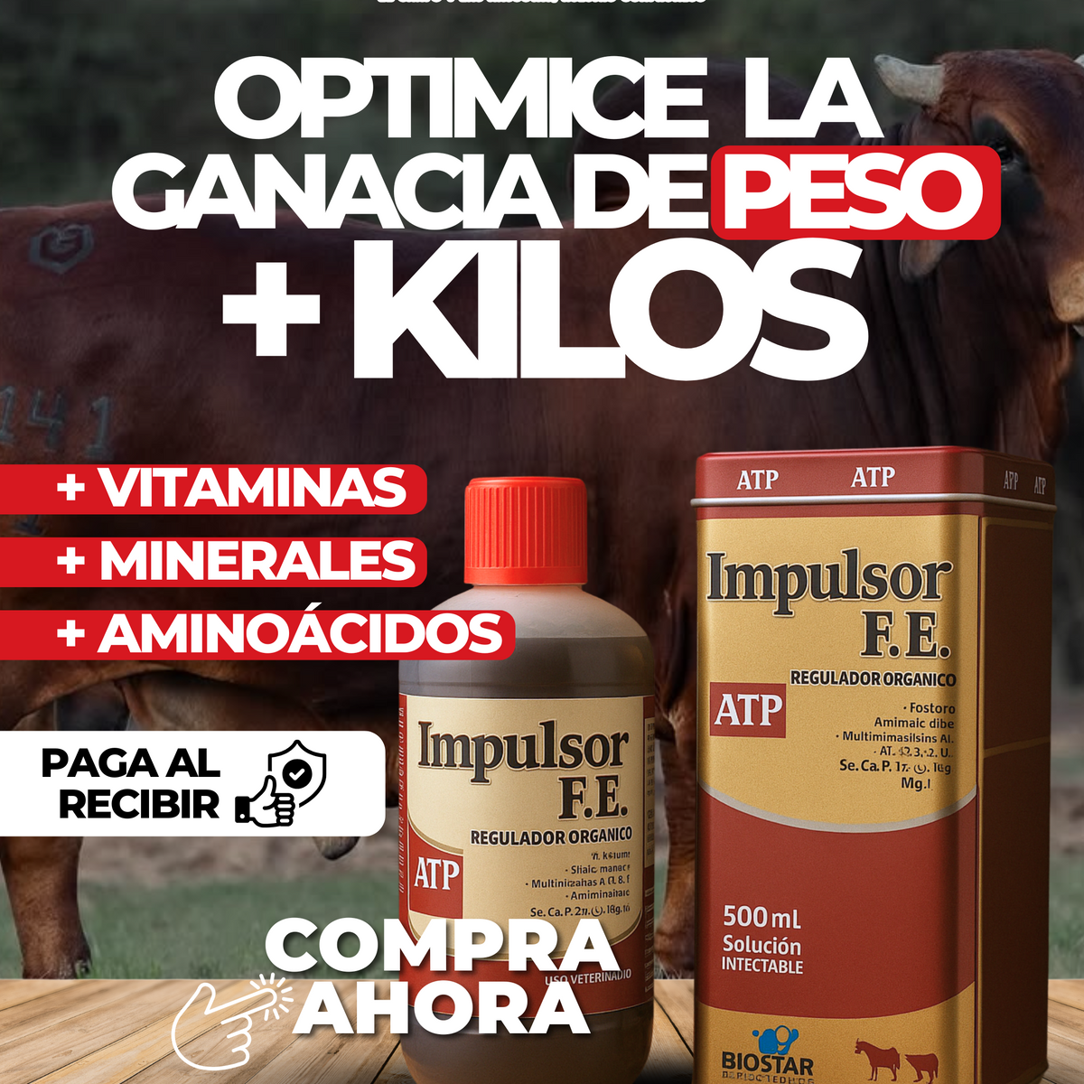 IMPULSOR F.E. INYECTABLE BIOSTAR – Agromelgar